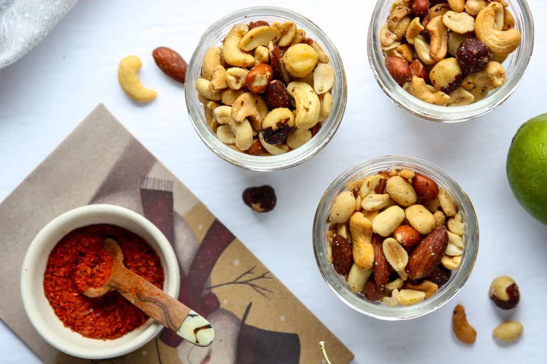 Chili Lime Spiced Nuts - Easy Recipe | The Food Blog