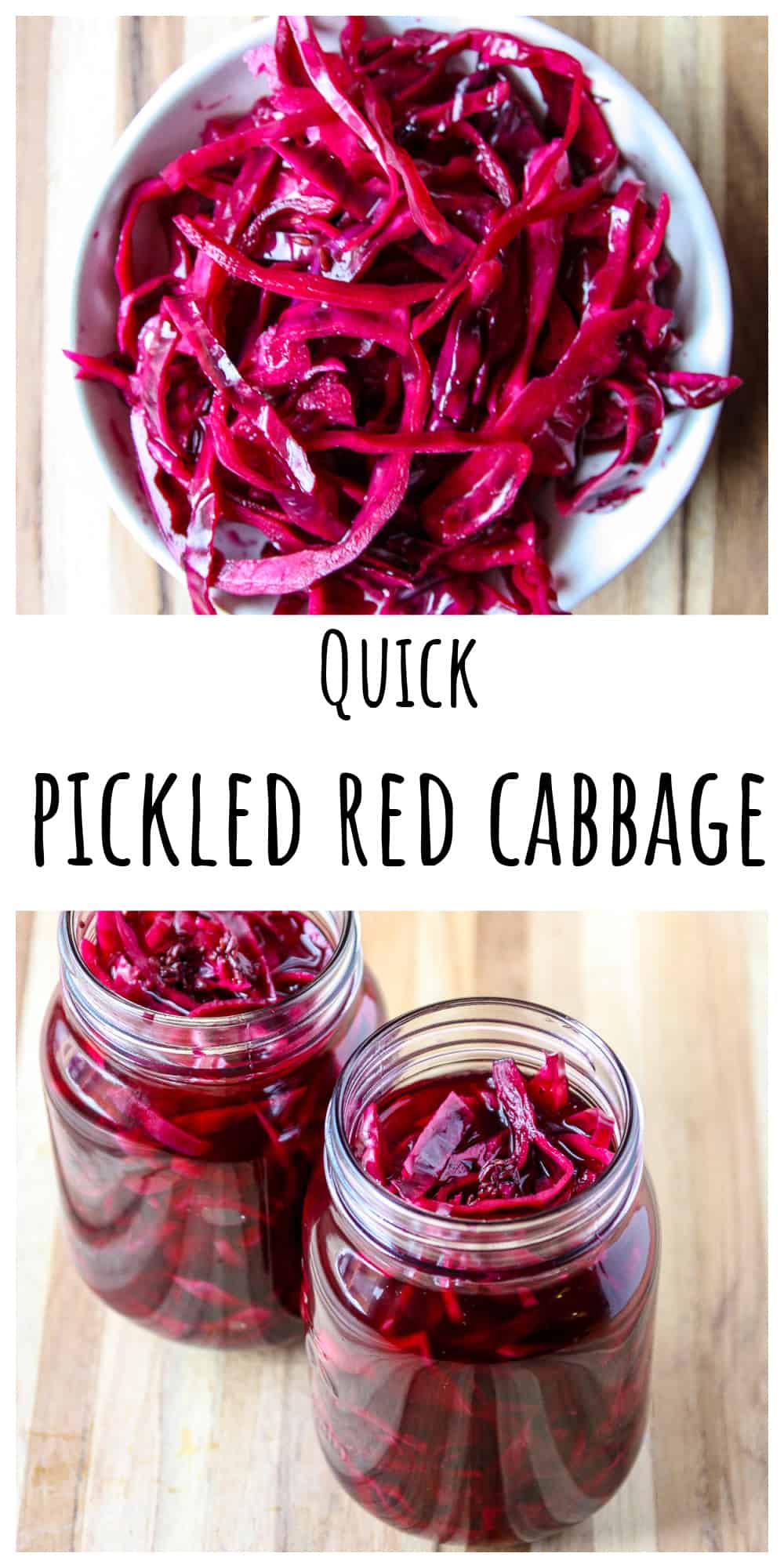 Quick Pickled Red Cabbage - The Food Blog