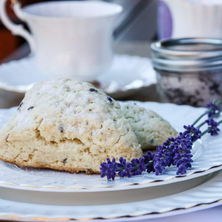 Lavender Scones Recipe with Lavender Sugar | The Food Blog