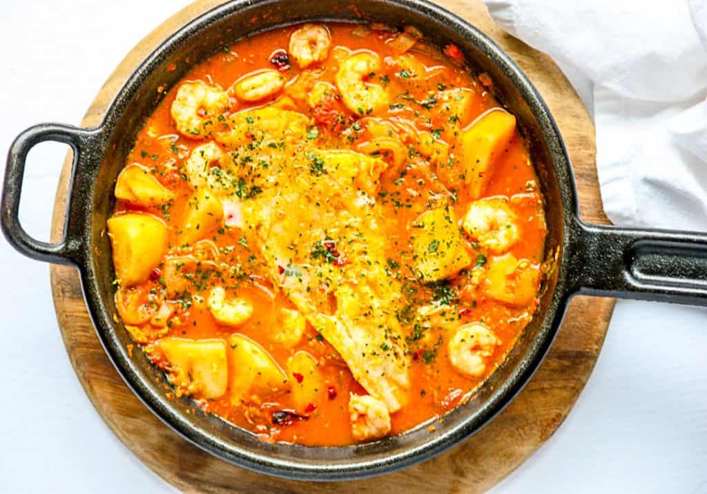 Spanish Fish Stew Recipe - One Pot | The Food Blog
