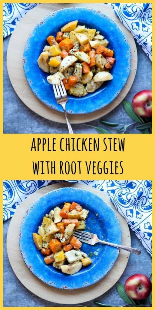 Apple Chicken Stew with Root Vegetables | The Food Blog