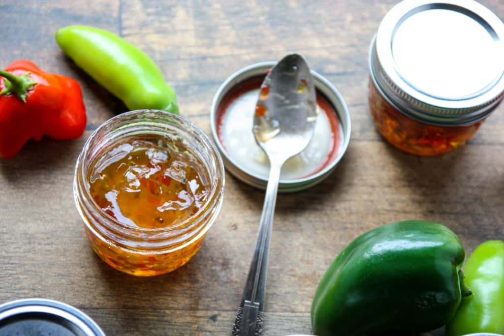 Pepper Jelly Recipe (Sweet or Hot) - The Food Blog