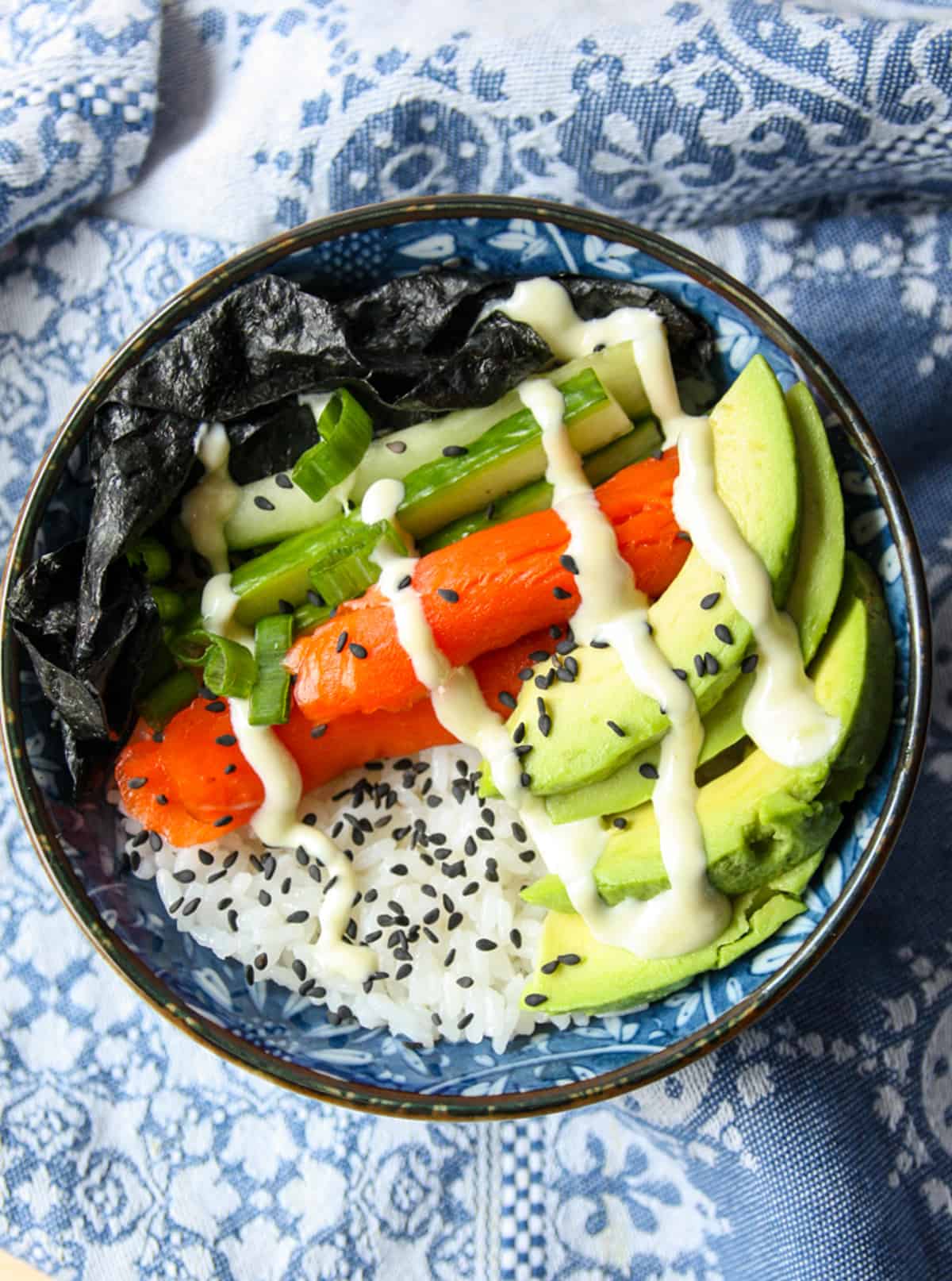 Salmon Sushi Bowl Recipe (Chirashi Bowl) Recipe - The Food Blog