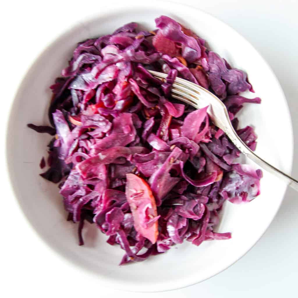 Braised Red Cabbage & Apples | The Food Blog