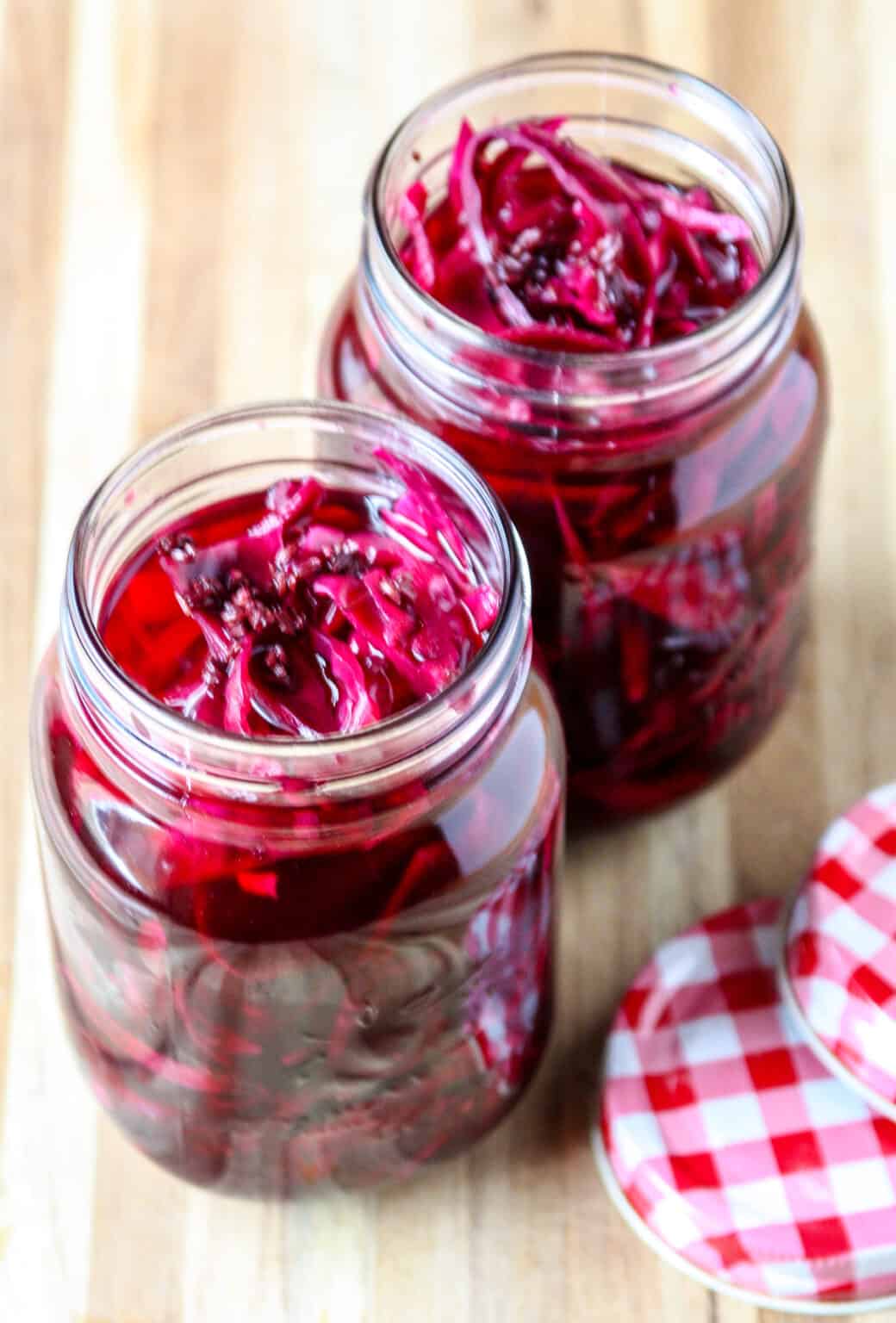 Quick Pickled Red Cabbage - The Food Blog