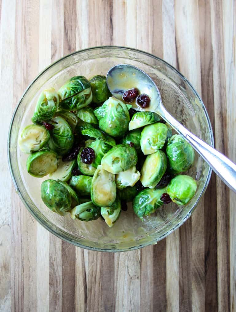 Crispy Brown Sugar Brussels Sprouts - The Food Blog