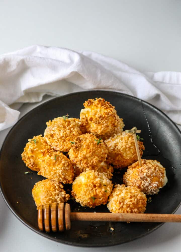 Crispy Fried Goat Cheese Balls (in the Air Fryer) - The Food Blog