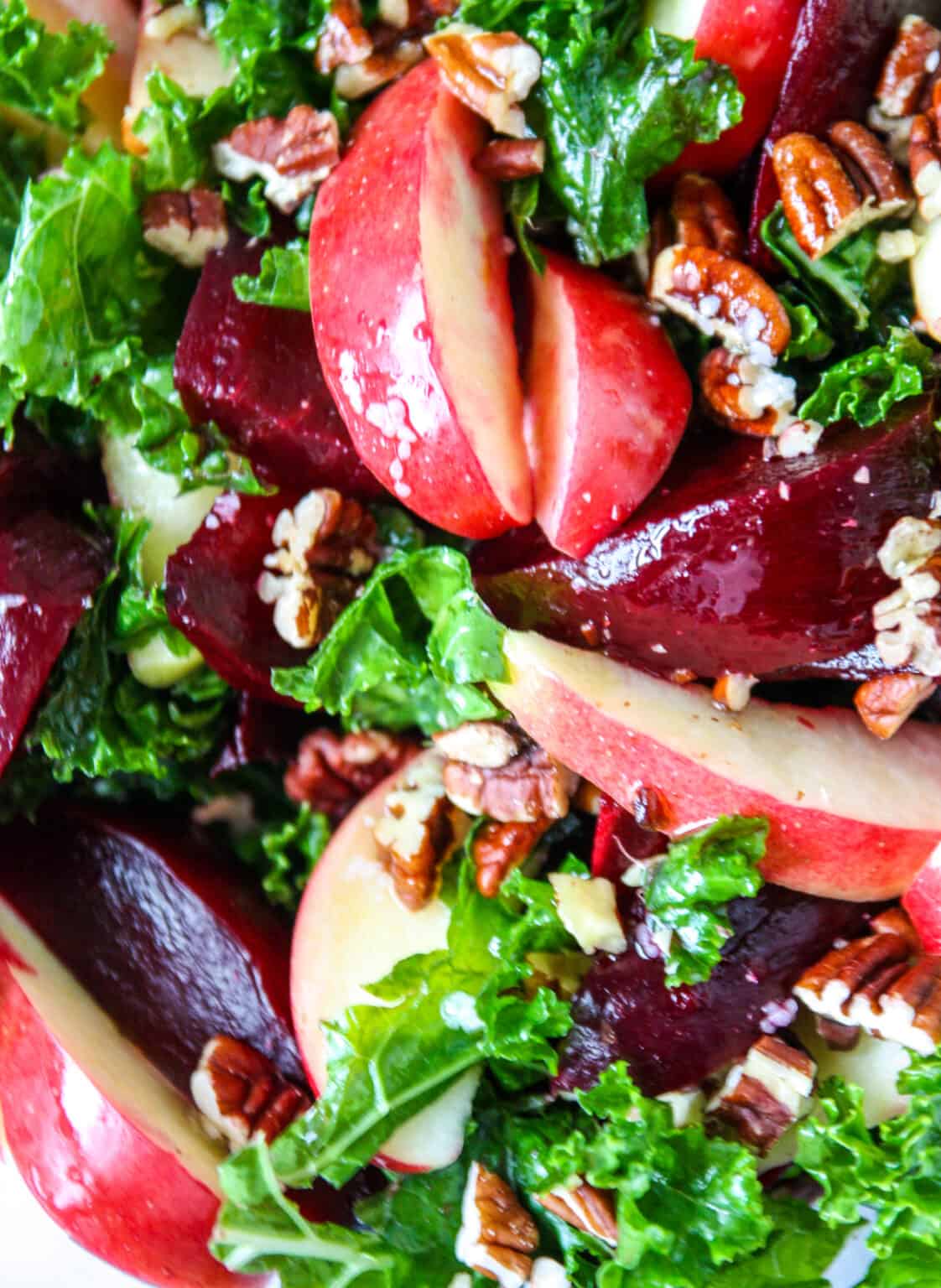 Kale and Beet Salad with Apples