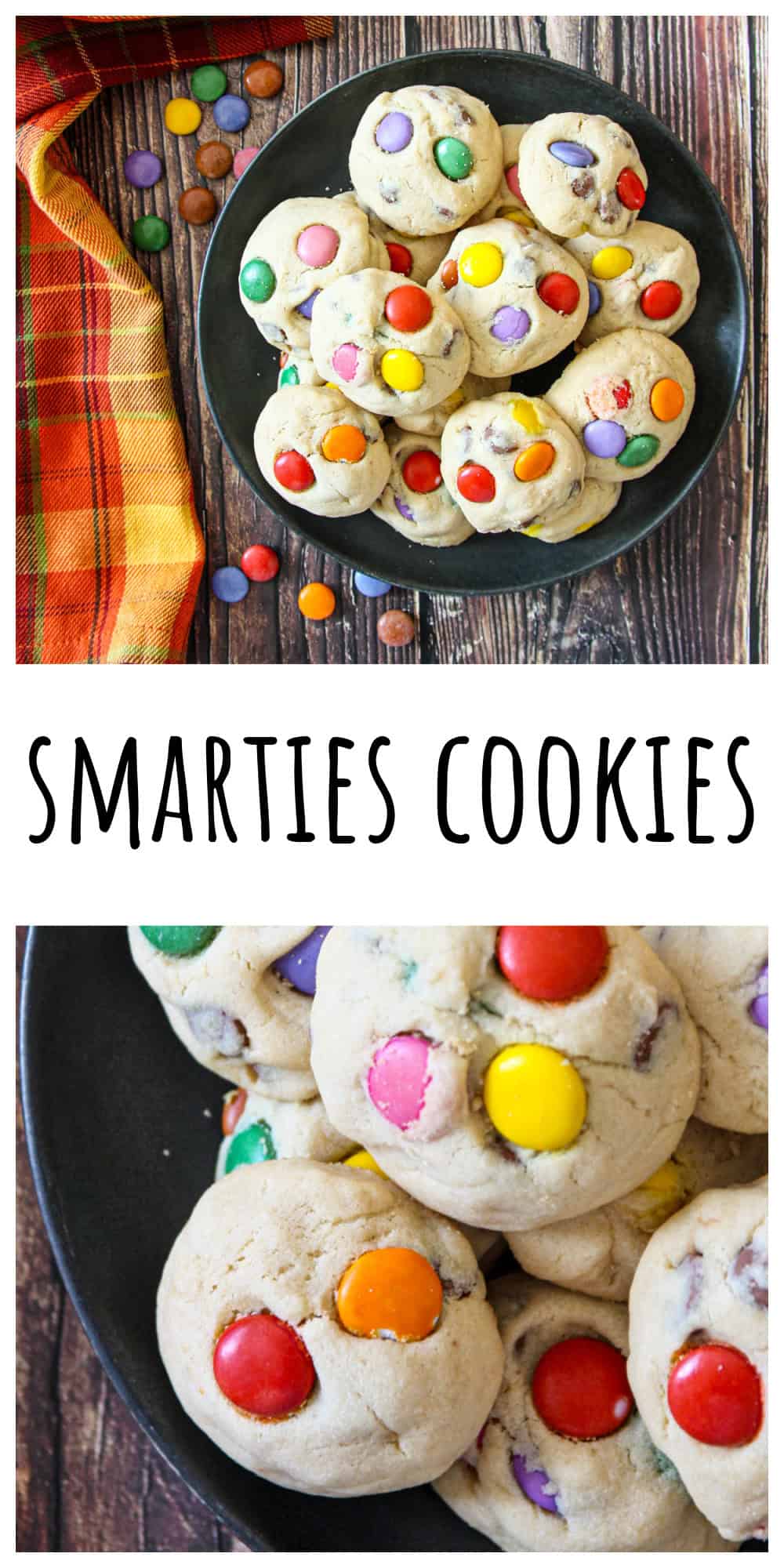 Smarties Cookies - The Food Blog