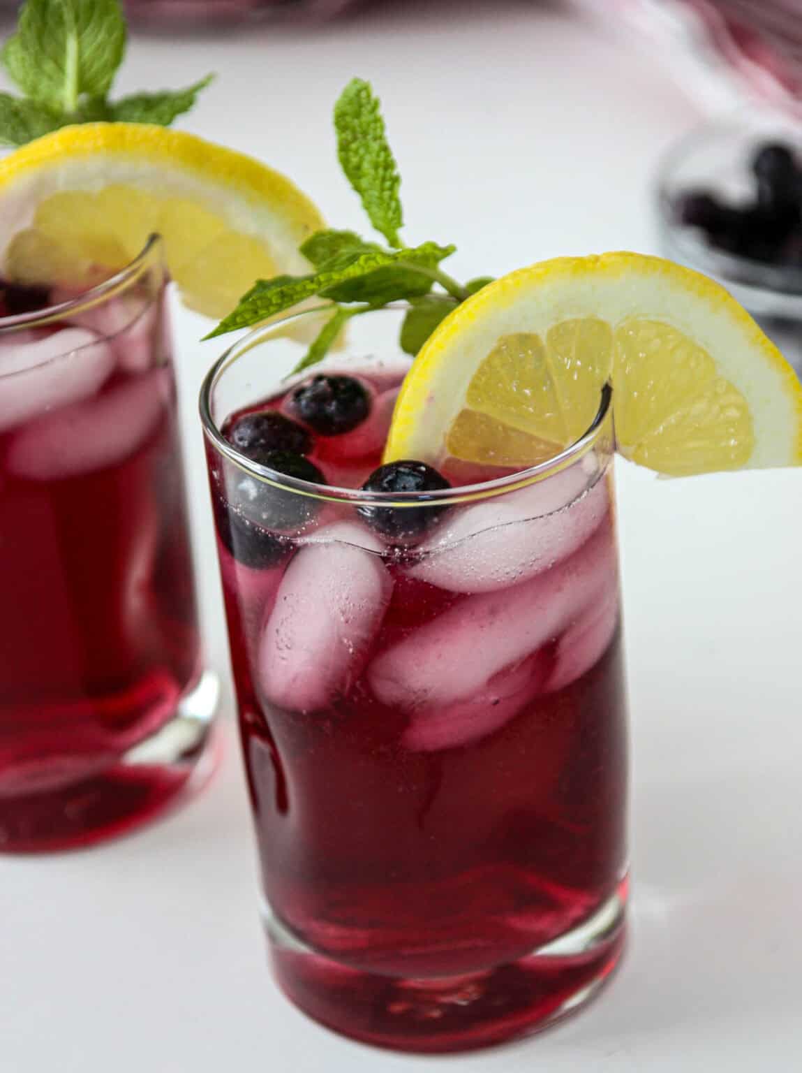 Blueberry Iced Tea - The Food Blog