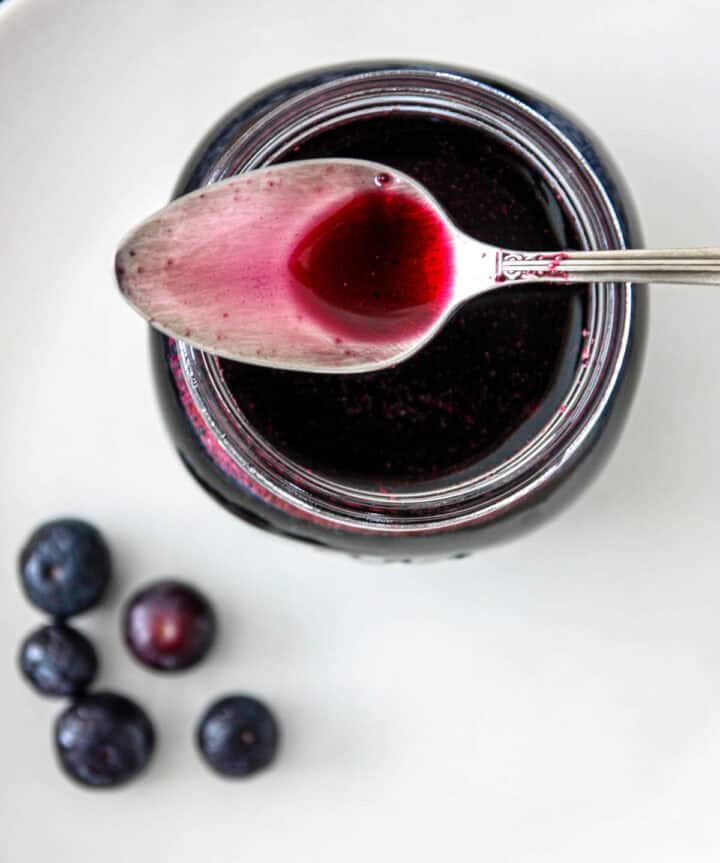 Blueberry Simple Syrup - The Food Blog