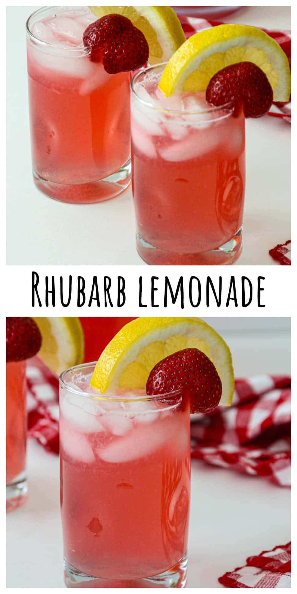 Rhubarb Lemonade - The Food Blog