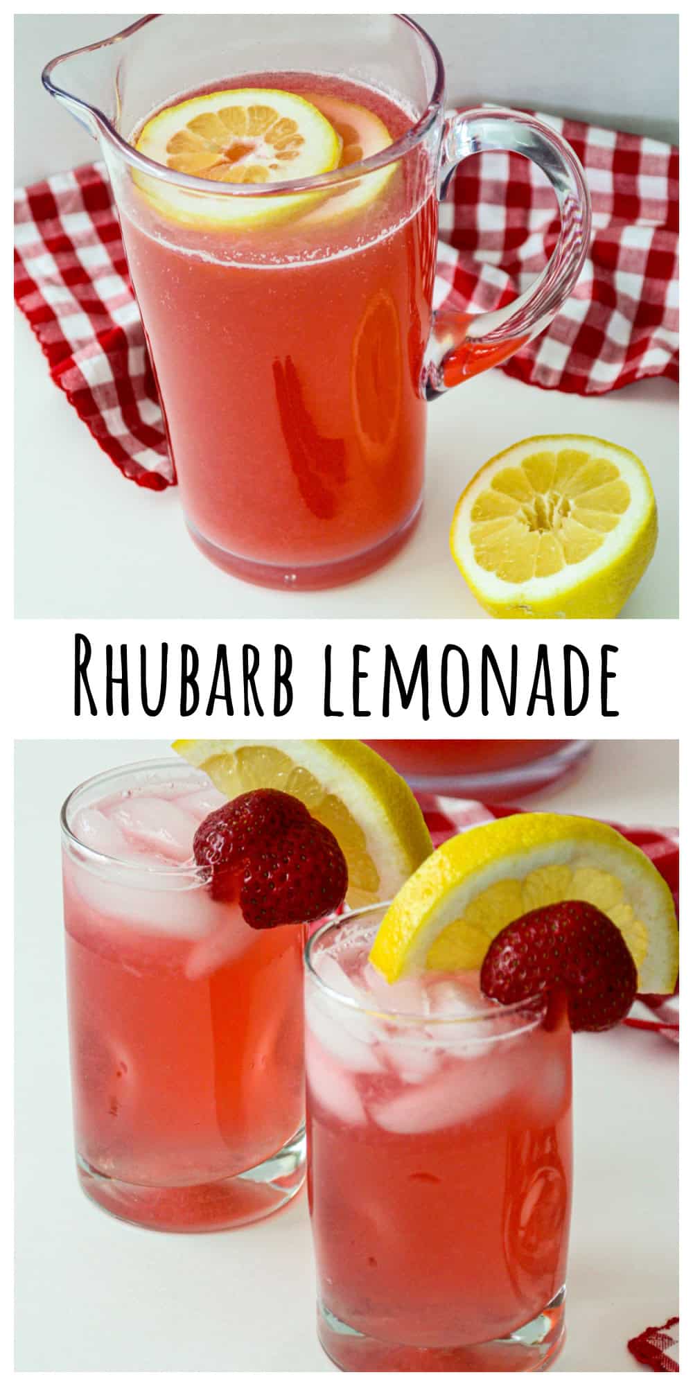 Rhubarb Lemonade - The Food Blog