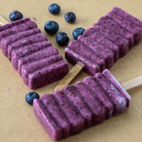 Blueberry Popsicles - The Food Blog