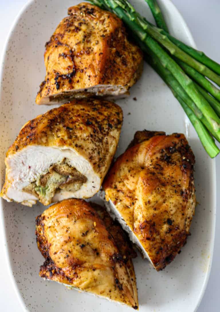 Stuffed Chicken Breasts with Stuffing - The Food Blog